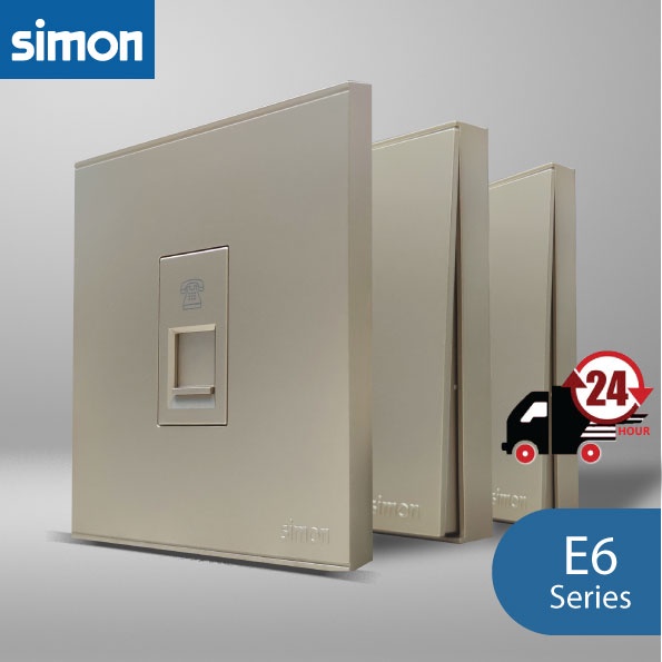 Simon E6 Series Switch / Switches & Socket Outlet (CHAMPAGNE) | Shopee ...