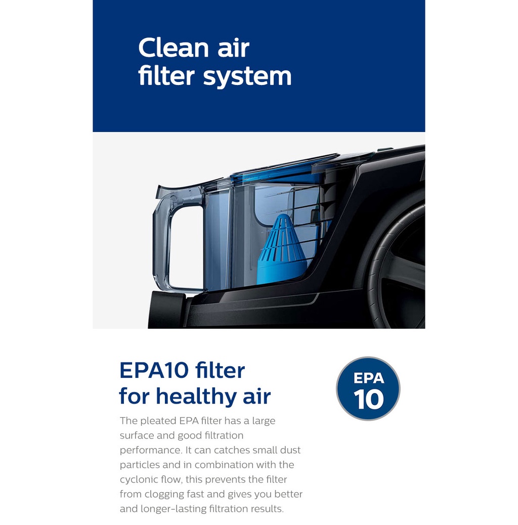 Philips PowerPro Bagless Vacuum PowerCyclone Tech FC9350 | FC9350/62 ...