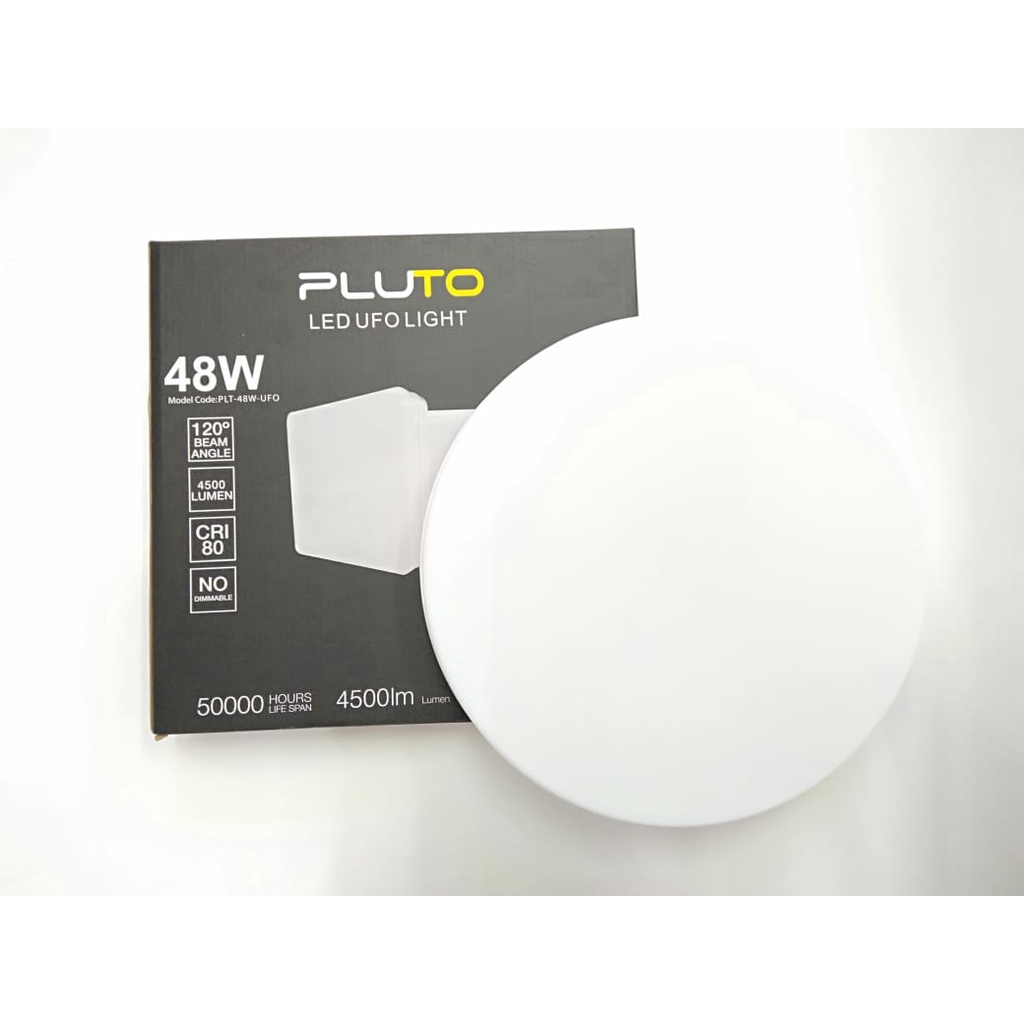 PLUTO 48W LED UFO LIGHT DOWNLIGHT ROUND / CEILING LIGHT SURFACE | Shopee Malaysia
