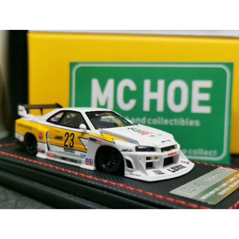 Inno64-R Resin Nissan Skyline "LBWK" ER34 Super Silhouette Retro Livery ...