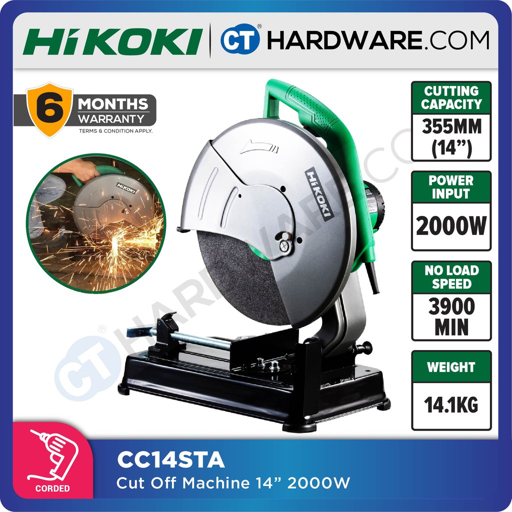 HIKOKI CC14STA CUT OFF MACHINE 14" 2000 WATT | Shopee Malaysia