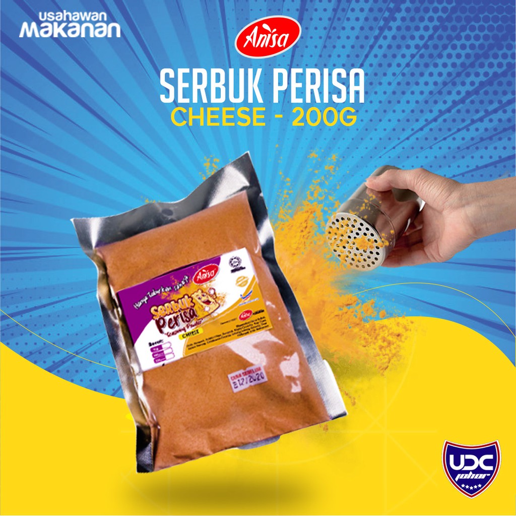 SERBUK PERISA ANISA 200GM (100% HALAL PRODUK BUMIPUTRA) BBQ CHEESE HOT ...