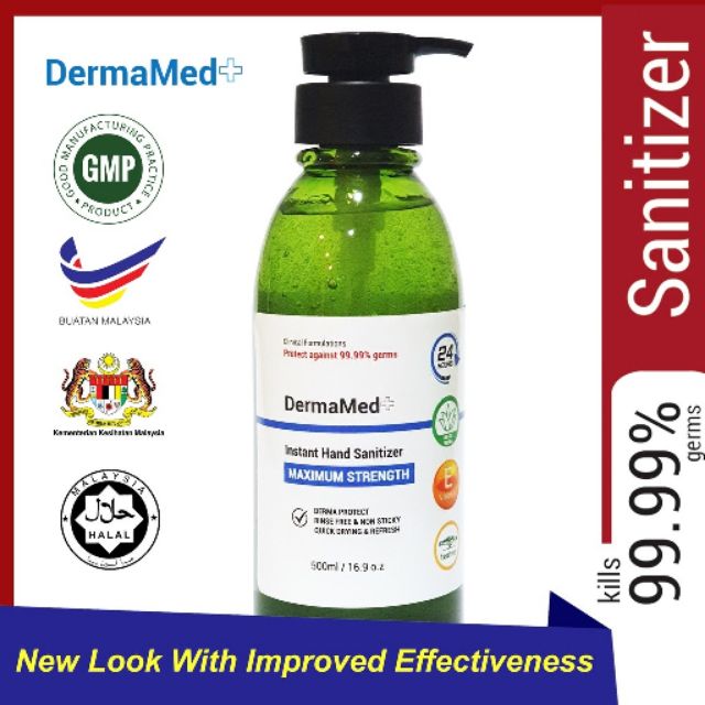 DermaMed+ Instand Hand Sanitizer (500ml) | Shopee Malaysia