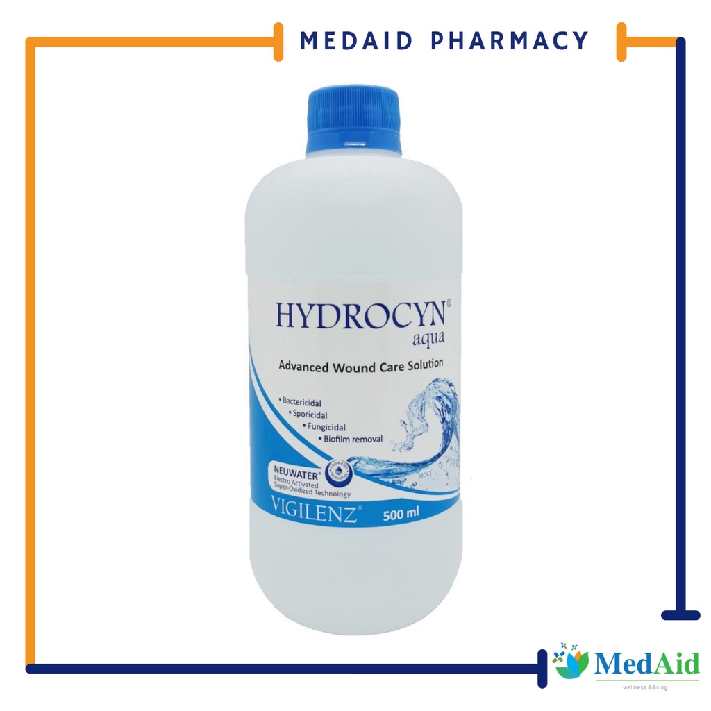 Hydrocyn Aqua Wound Care Solution 500ml | Shopee Malaysia