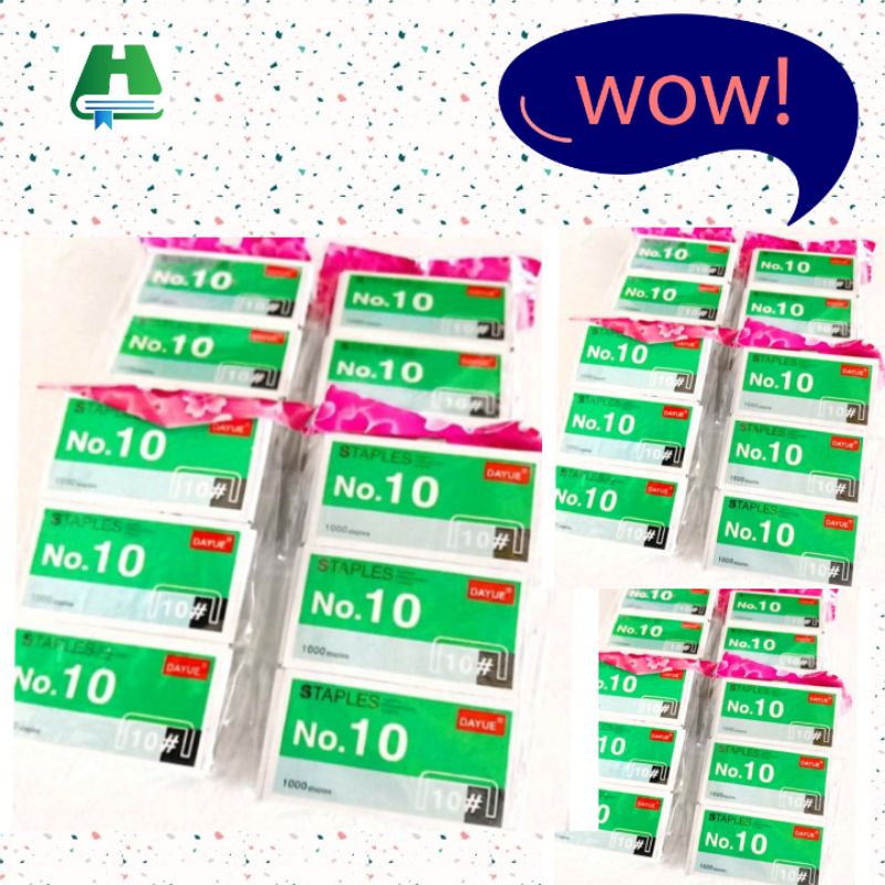 Ubat Stapler No 10 (1 ktk 1000 staples) | Shopee Malaysia