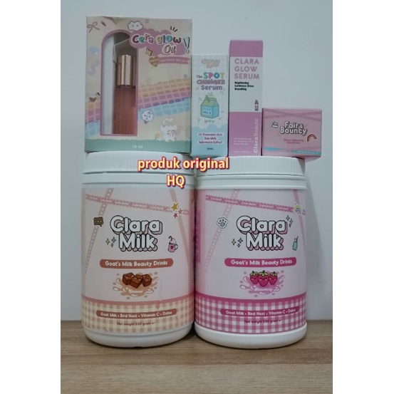 ORIGINAL HQ Clara Glow Serum / Clara Fair / clara set 2in1 fair and ...