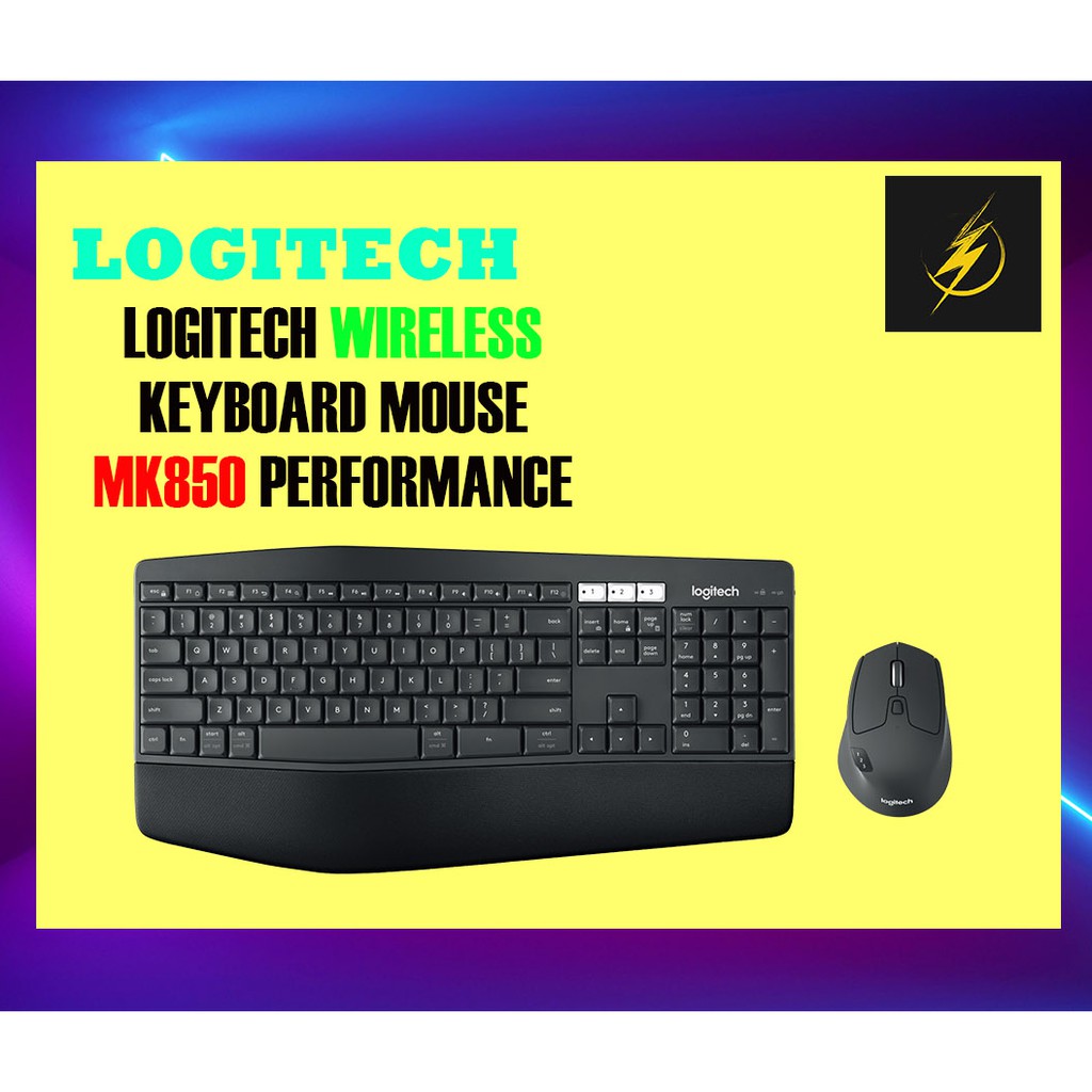 LOGITECH WIRELESS KEYBOARD MOUSE MK 850 PERFORMANCE | Shopee Malaysia