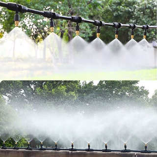 10m Automatic Watering Kits Brass Micro Misting Spray Cooling System ...