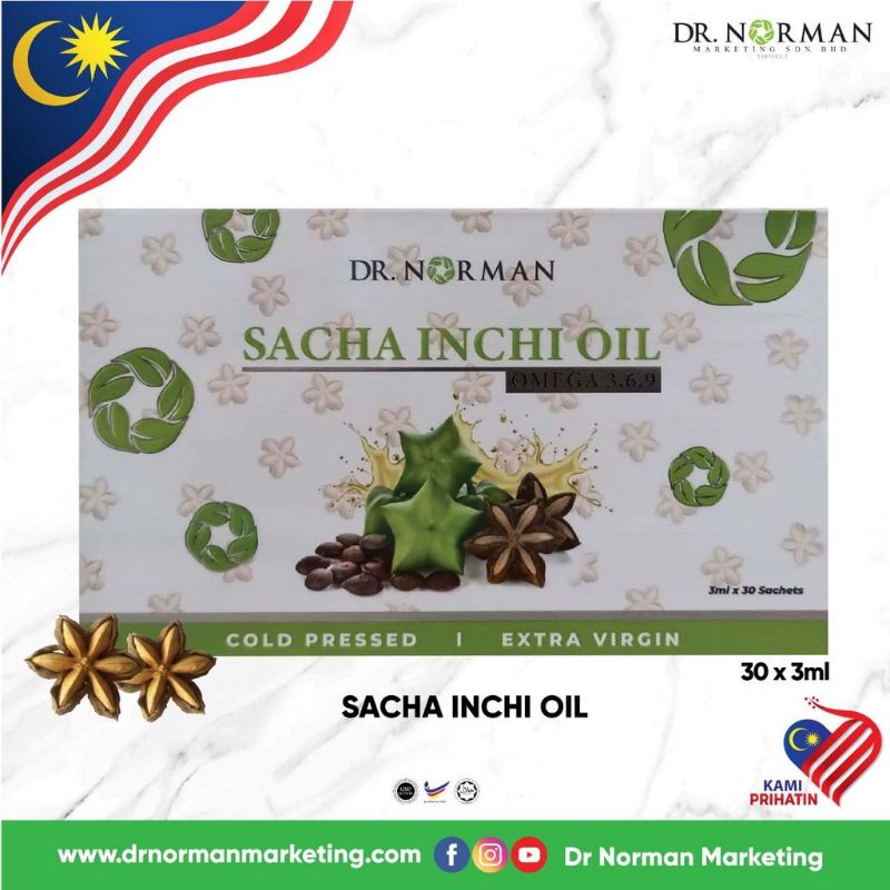 DR NORMAN - MINYAK SACHA INCI / SACHA INCHI OIL ORIGINAL OMEGA 3 6 9 ...