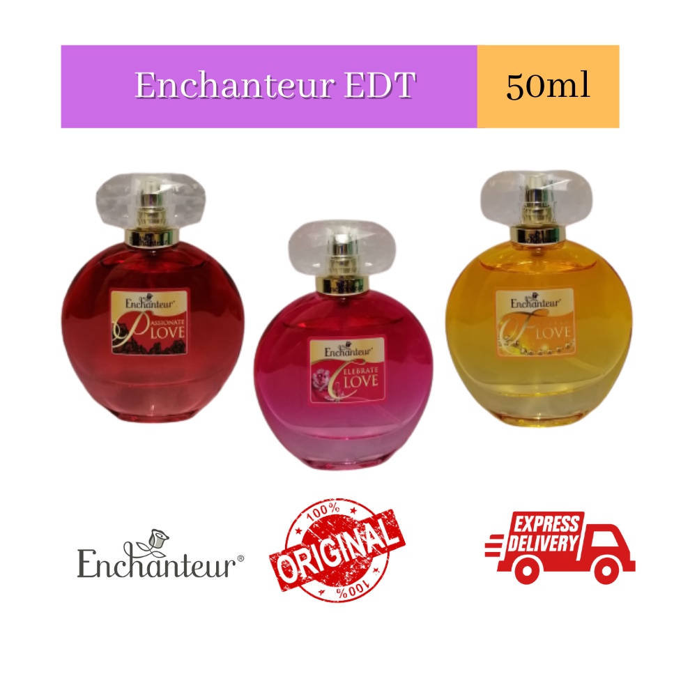 Enchanteur Perfume EDT Celebrate Love / Forever Love / Passionate Love ...