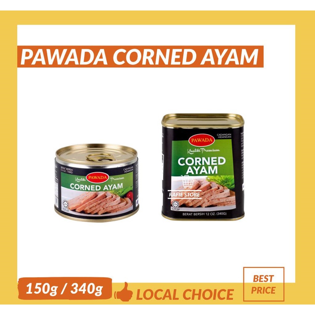 Pawada Corned Chicken (150g / 340g) | Shopee Malaysia