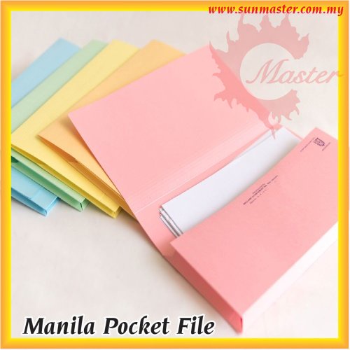Manila Pocket File | Pocket File Manila Card | ABBA LION | Shopee Malaysia