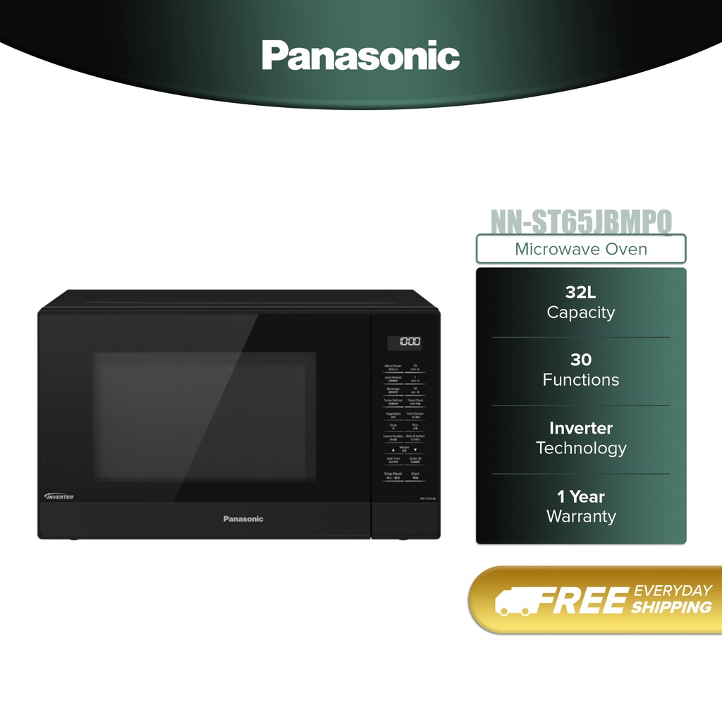 Panasonic 32L Microwave Oven with 30 Menus | Ketuhar Gelombang Mikro ...