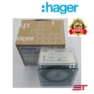 ORIGINAL HAGER 24hrs TIMER SWITCH / TIME SWITCH EH711 / Time switch ...