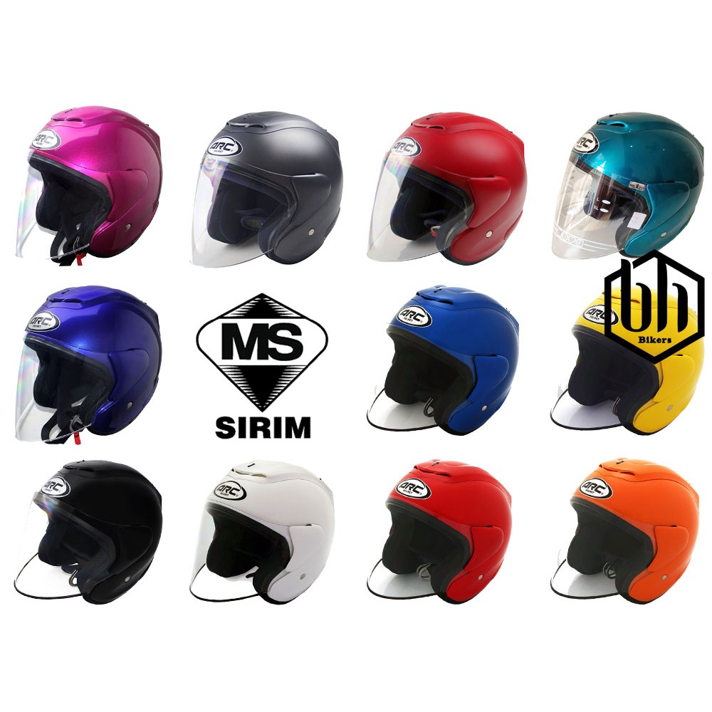 ORIGINAL HELMET ARC RITZ | Shopee Malaysia
