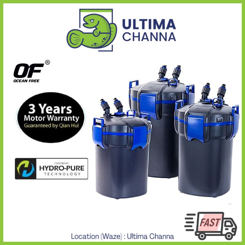 [3 years warranty] Ocean Free Hydra Filtron canister external filter ...