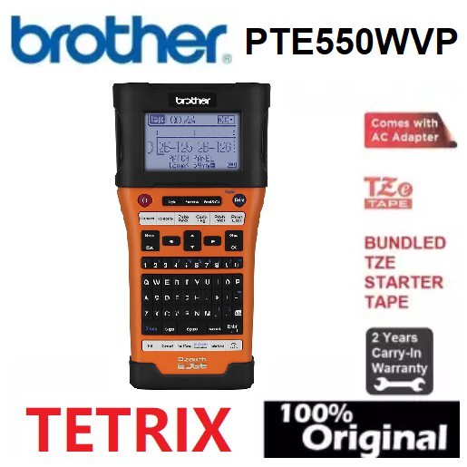 Brother PT-E550WVP P-Touch Handheld Label Maker PC Connectable Wifi ...