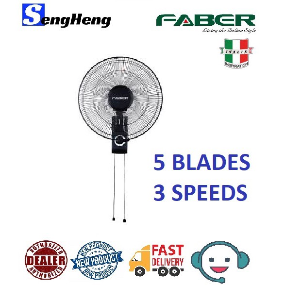 Faber Ceiling Fan 16 inch Black Colour Vento Gen2 1633 | Shopee Malaysia