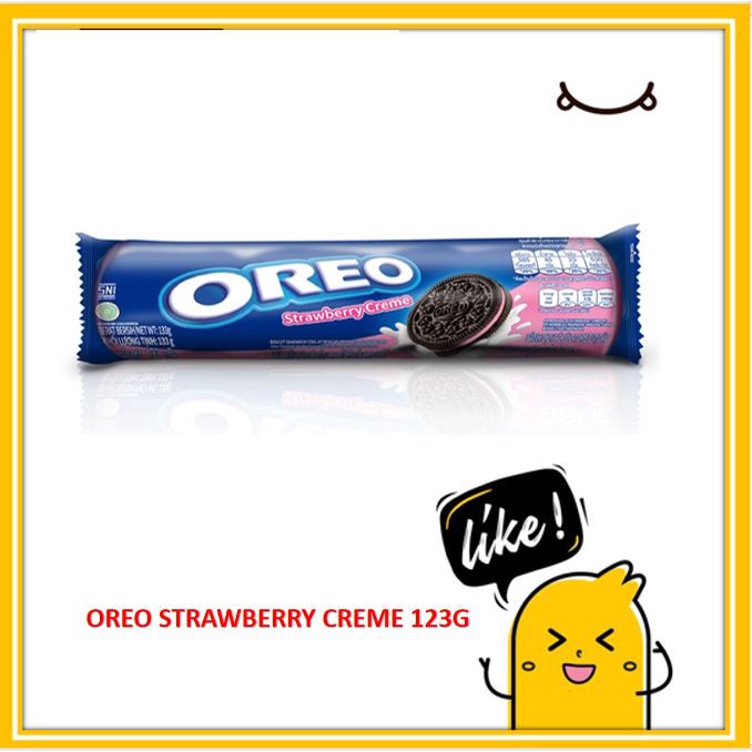 Oreo Strawberry Cream 123g | Shopee Malaysia
