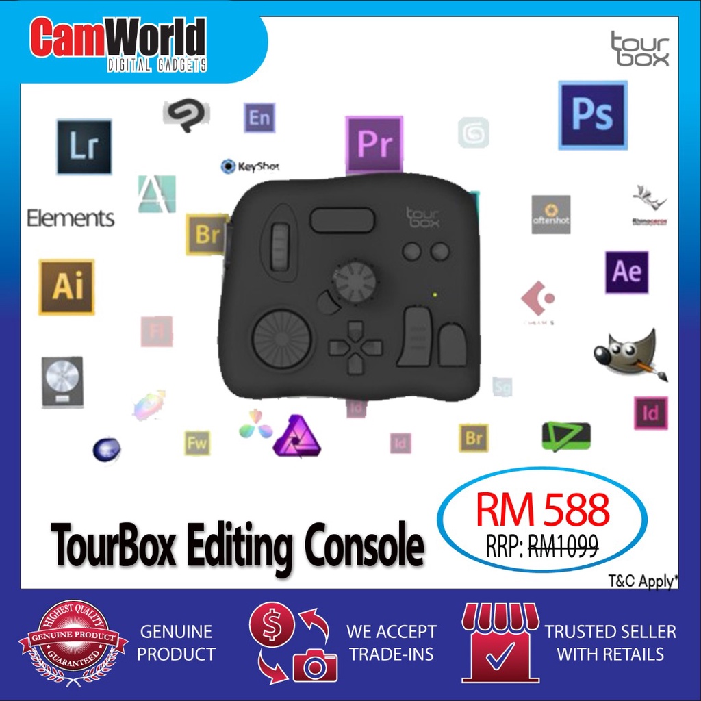 Tourbox Editing Console ( Photo & Video ) | Shopee Malaysia