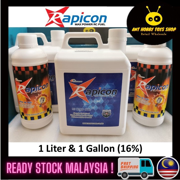 Rapicon rc nitro fuel for 1/10-1/8 car,turck,buggy,truggy | Shopee Malaysia