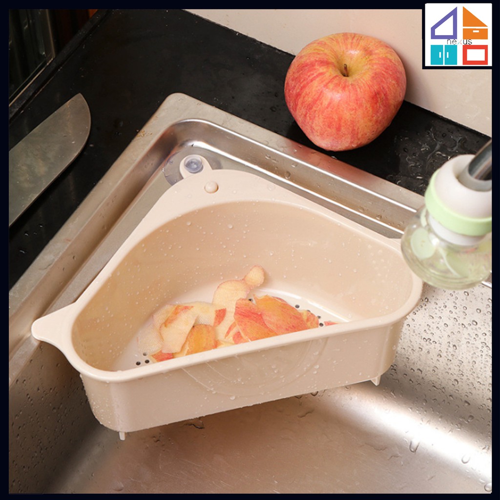 Multifunctional Corner Sink Drain Rack Shelf Suction Cup Sink Drain ... Multifunctional Corner Sink Drain Rack Shelf Suction Cup Sink Drain ...
