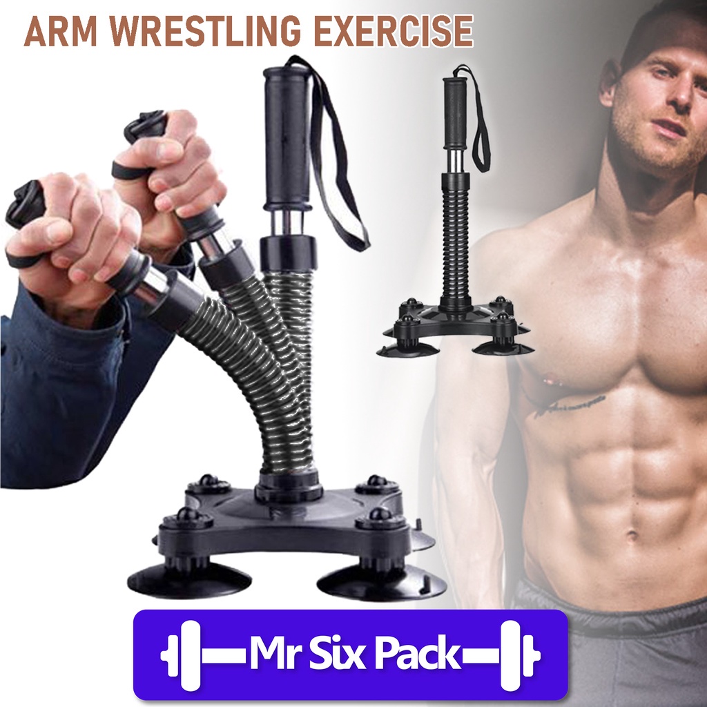 ARM WRESTLING TRAINER Power Twister Arm Forearm Hand-Muscle Gripper ...