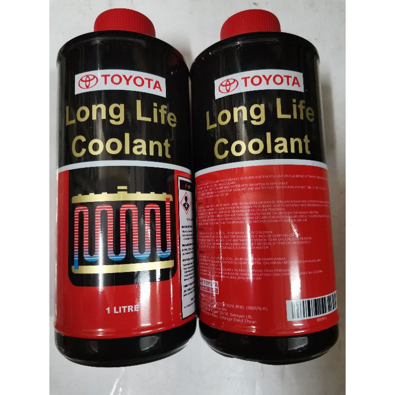 GENUINE TOYOTA LONG LIFE COOLANT 08889-1L (PURE, NOT PRE-MIX) 088891L ...