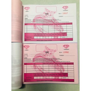 Buku Resit Emas Berwarna Pink/Jewellery Receipt Bill Book | Shopee Malaysia