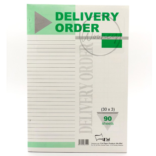 Delivery Order Book - 30's x 3 ply | Shopee Malaysia