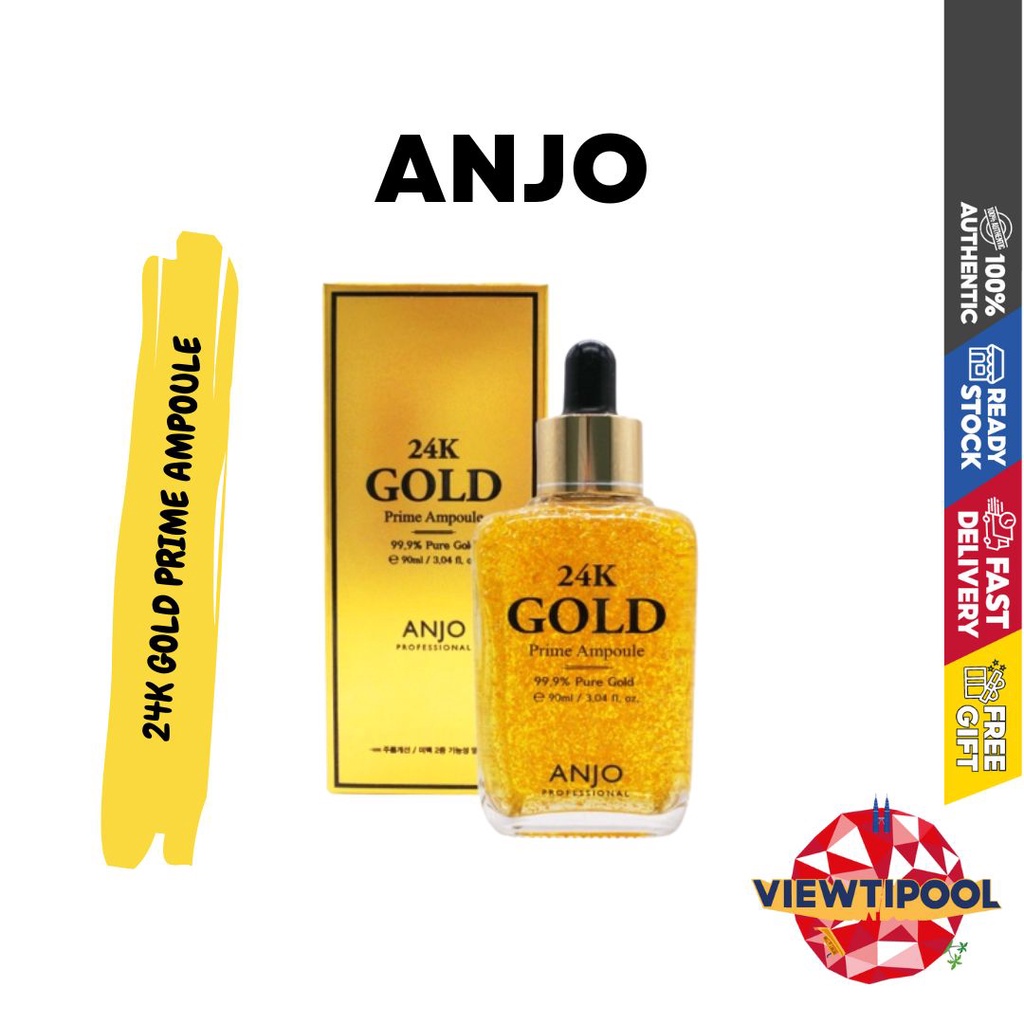 ANJO Professional 24k Gold Prime Ampoule 90ml | Shopee Malaysia
