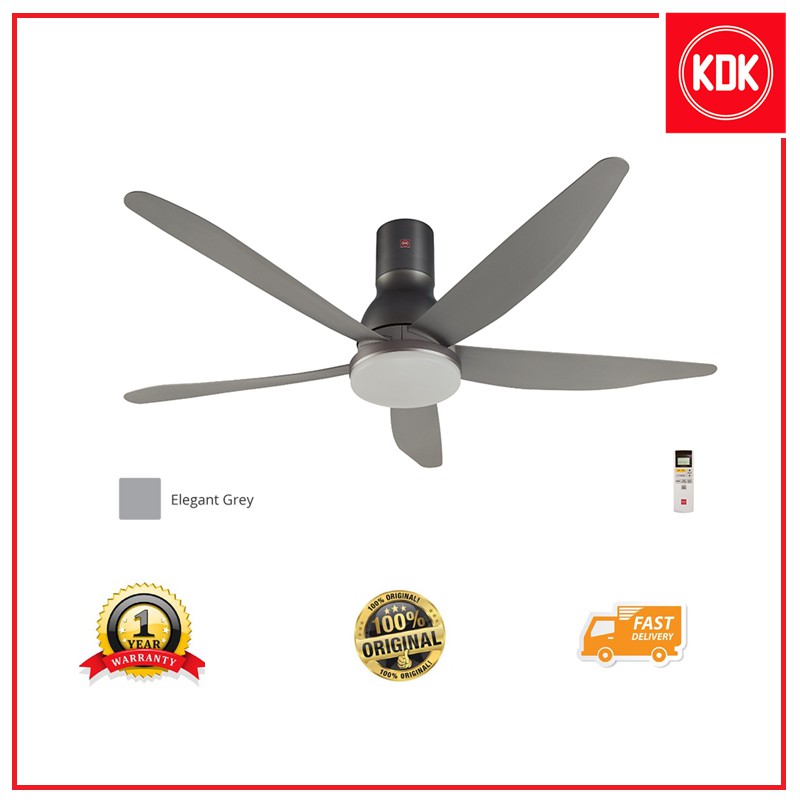 KDK CEILING FAN (150cm/ 60″) REMOTE CONTROL TYPE (DC MOTOR) Kipas ...