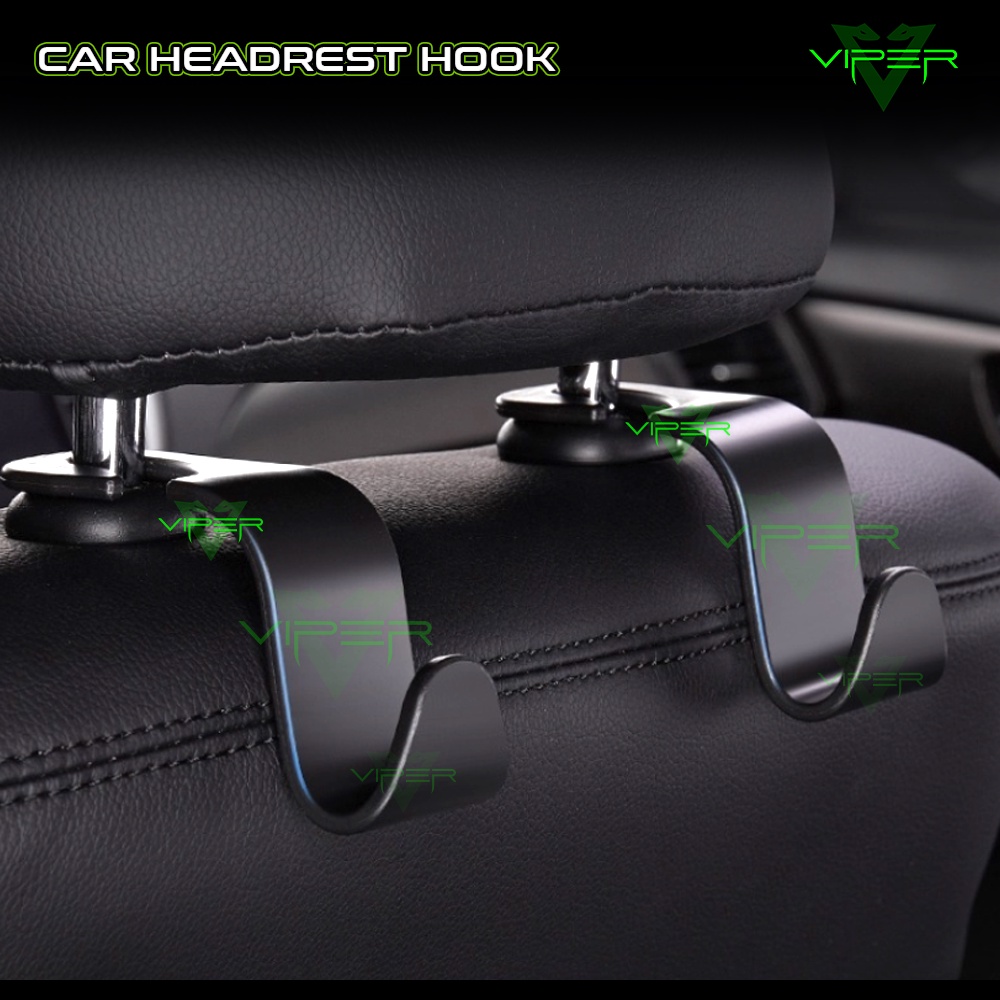 Car Headrest Hook PREMIUM THICK TYPE Head Rest Back Seat Hanger Vehicle ...