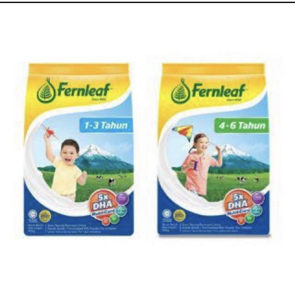 Fernleaf Milk Powder for Children 1-3/4-6 years Plain (900g) | Shopee ...
