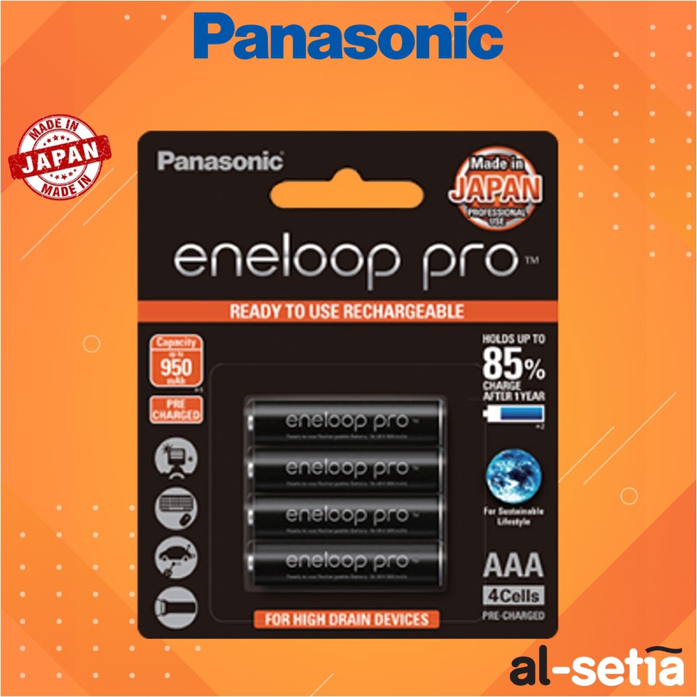 Panasonic Eneloop Pro Aa Aaa 4 Cells 950mah 2550mah Rechargeable