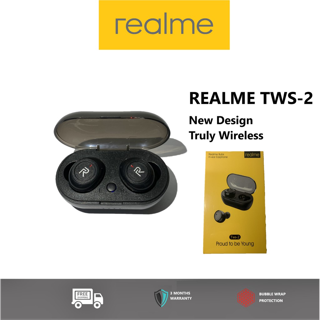 REALME TWS-2 Wireless Earbuds With Charging Dock [ship from malaysia ...