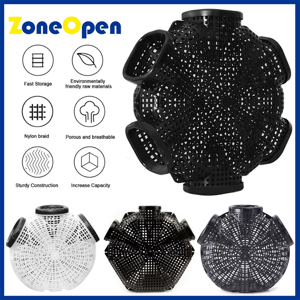 [ZONEOPEN] Plastic Shrimp Trap Eel Cage Fish Shrimp Loach Lobster Trap ...