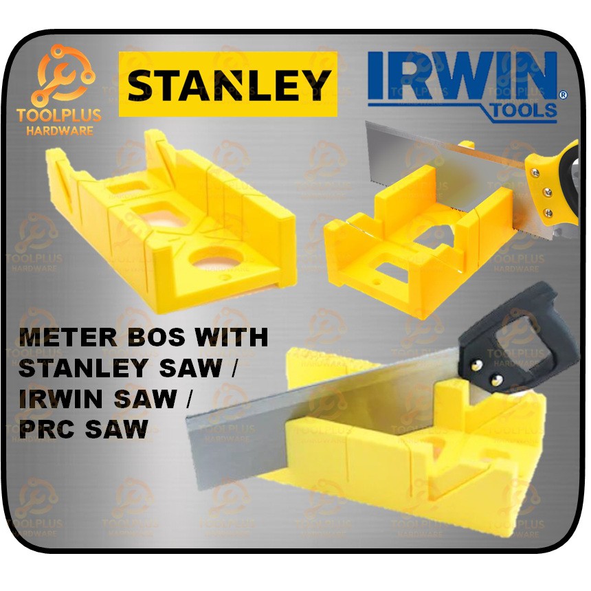300MM 12" HELLO MITRE BOX MITER BOX STORAGE PLASTIC BACK SAW, IRWIN ...