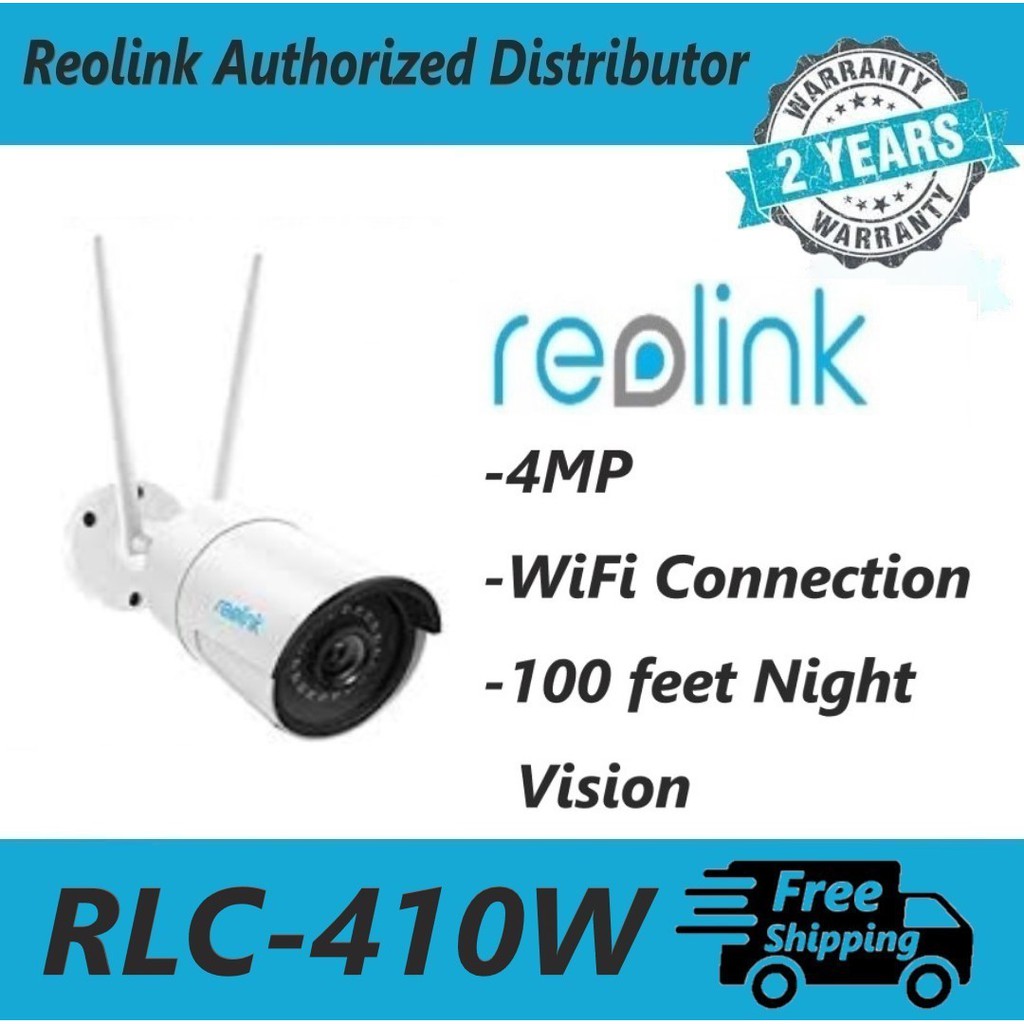 Reolink RLC-410W 4MP Dual-Band WiFi Wireless IP66 Outdoor Security ...