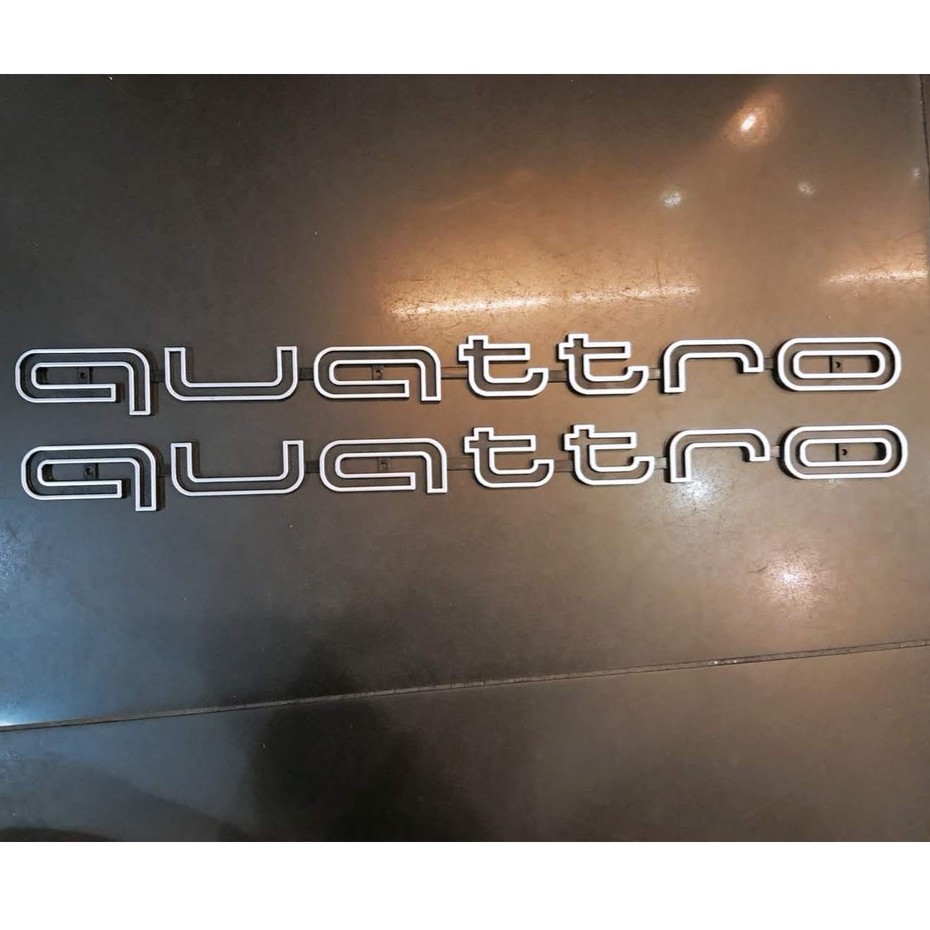 Audi Quattro Emblem Logo | Shopee Malaysia