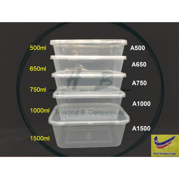 CB Ware 10pcs-A650 A750 A1000 Chunbe Rectangular Microwave Food ...