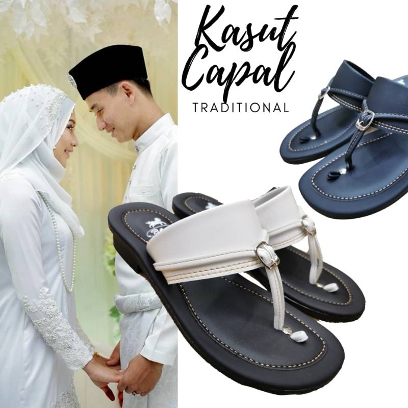 Kasut Capal Sandal lelaki/Slipper Capal Lelaki Melayu Traditional ...