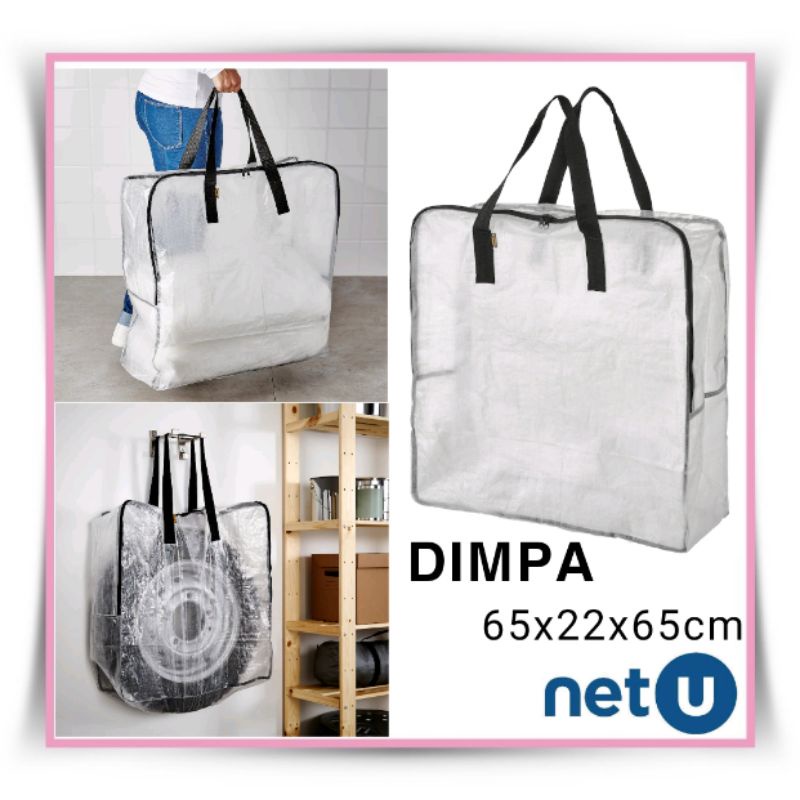 Beg Dimpa Storage Transparent (65x22x65cm) | Shopee Malaysia