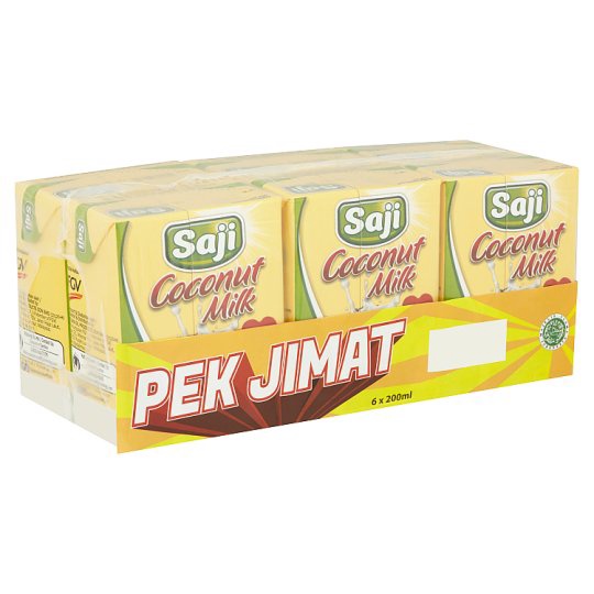 Saji Coconut Milk 6 x 200ml | Shopee Malaysia