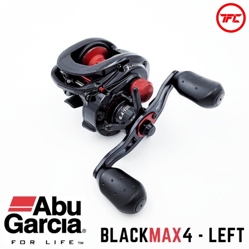 Abu Garcia Blackmax 4 Left Baitcast Fishing Reel BC Black Max 4 ...