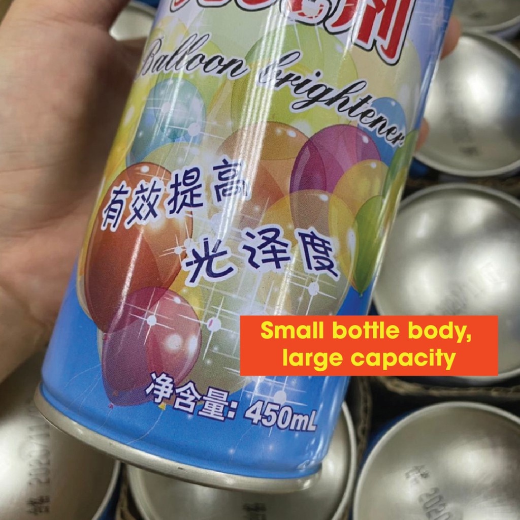 1 Bottle Balloon Brightener Polisher Shine Spray Spray Kilat Belon ...