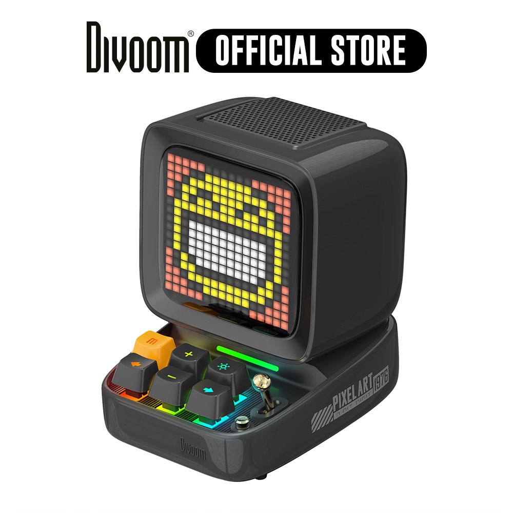 Divoom Ditoo Pro Global Version Pixel Art Bluetooth Speaker - Black | Shopee Malaysia