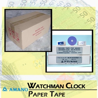 Amano Watchman Clock Paper Tape Paper Roll For Amano PR600 Original ...
