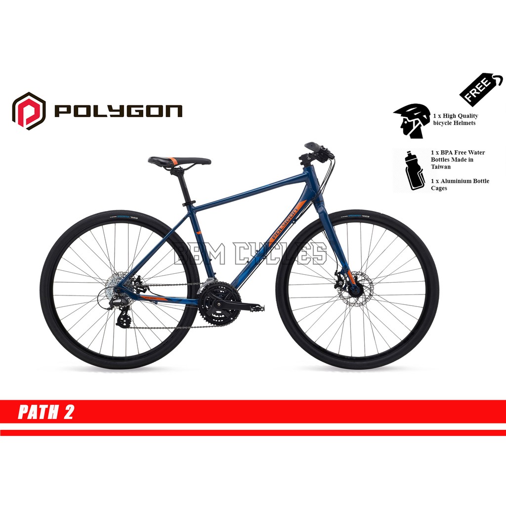 Polygon Path 2 Disc - 29er City Bike hybrid bikes commutte Urban ...