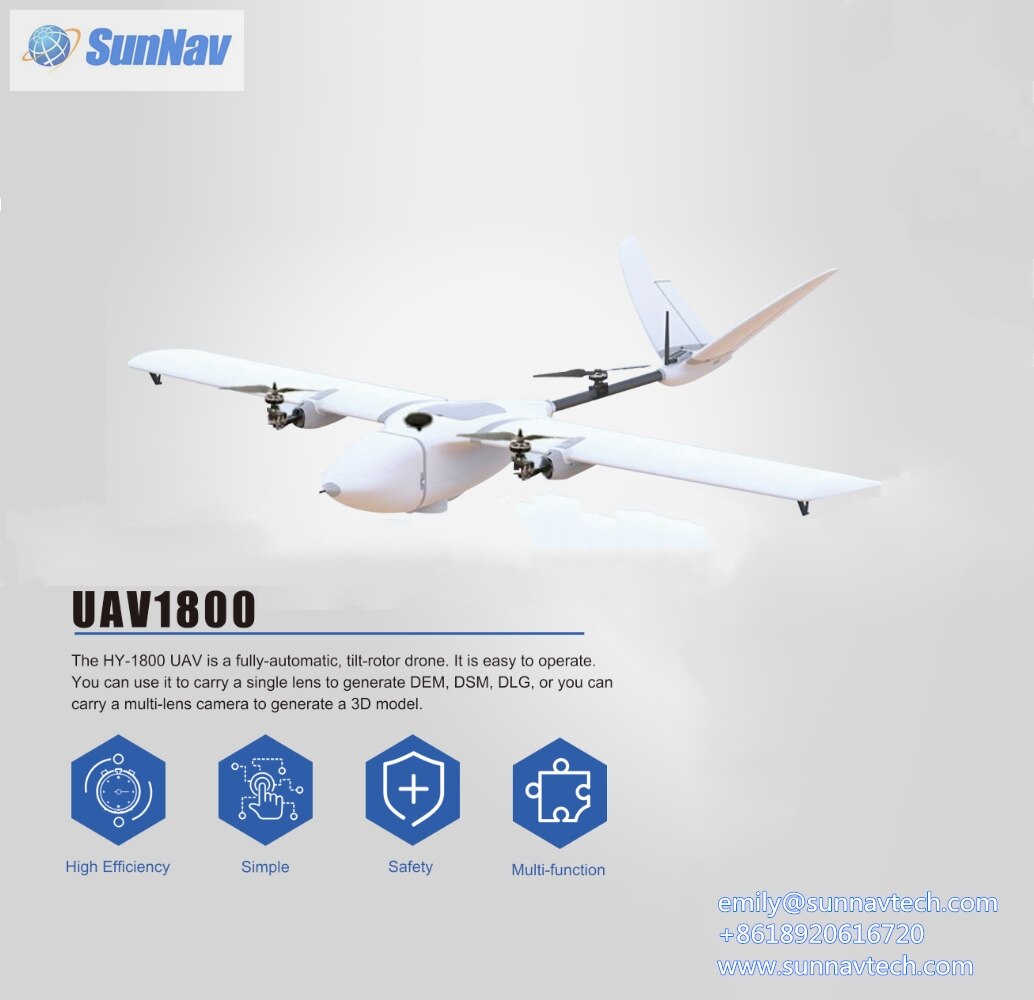 VTOL UAV for Mapping and Surveying Vtol takeoff and landing Drone fixed ...